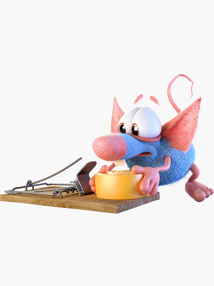 "Rattic - The Mousetrap." Sticker for Sale by Rattic | Redbubble