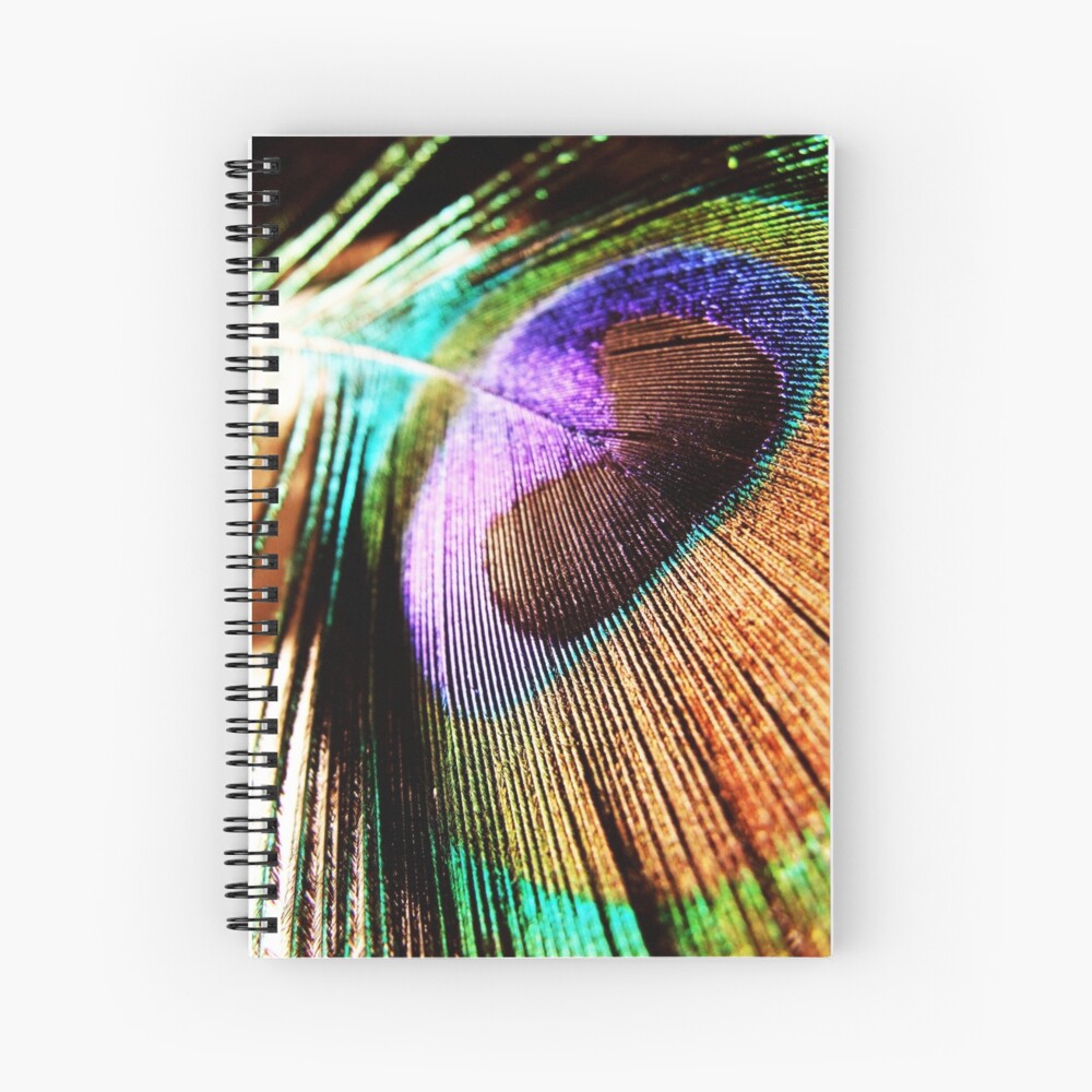"beautiful feather" Spiral Notebook for Sale by webgrrl | Redbubble