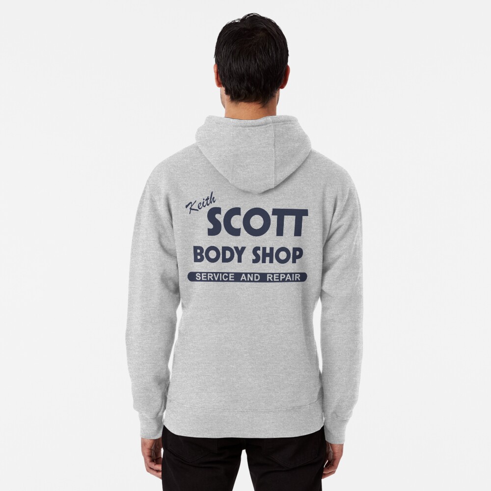 "Keith Scott Body Shop" Pullover Hoodie for Sale by seeleybooth | Redbubble