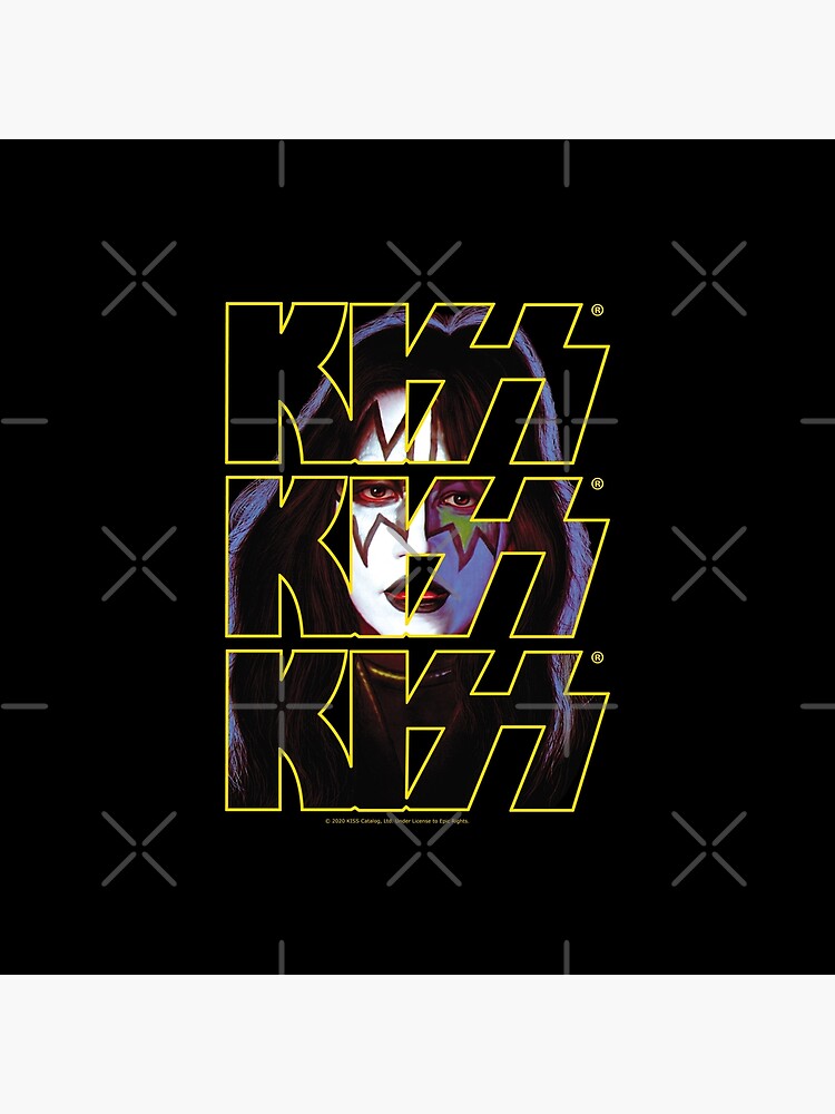 "KISS Band Triple Logo Spaceman Design" Poster by designminimal | Redbubble