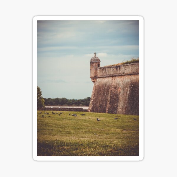 "Medieval Citadel Tower and Rampart - Architecture of France" Sticker ...