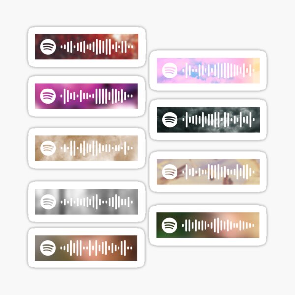 Spotify Codes Taylor Swift Stickers | Redbubble