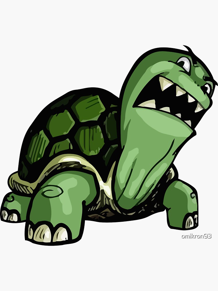 "Angry Turtle" Sticker for Sale by omikron93 | Redbubble