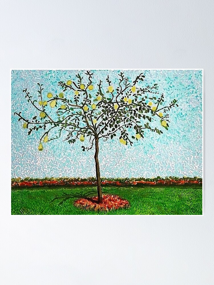 "David Hockney Quince Tree Art" Poster by roycall | Redbubble