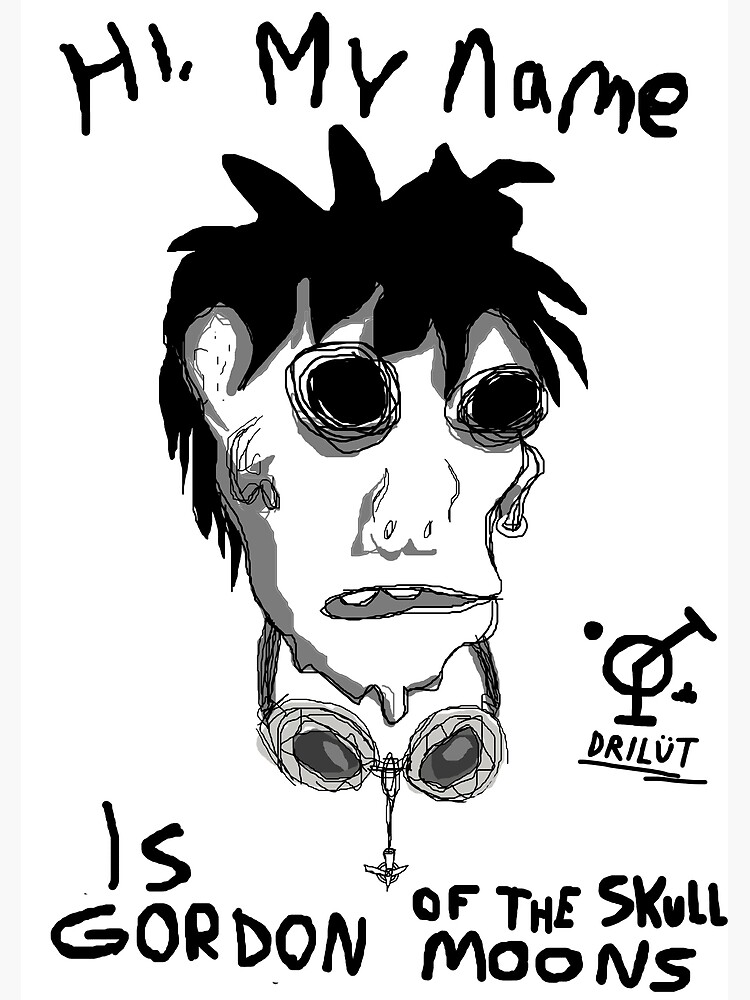 Póster «Gordon de las lunas del cráneo» de JoeyHutton | Redbubble