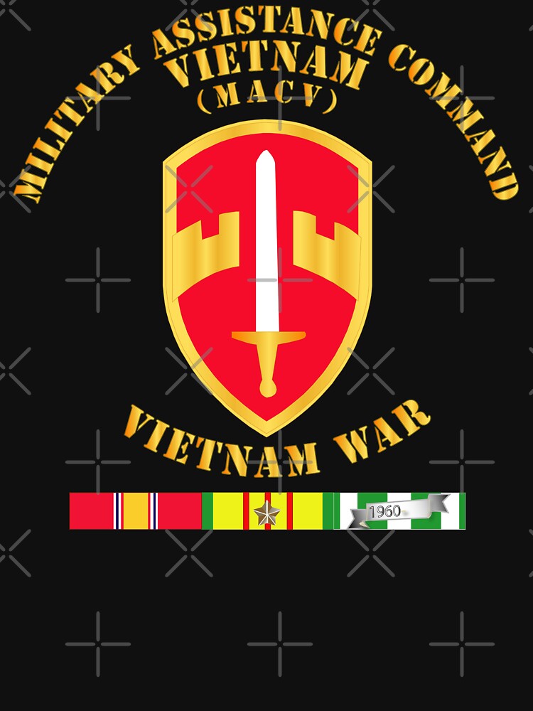 "Army - Military Assistance Cmd Vietnam - MACV - Vietnam War w SVC" T ...