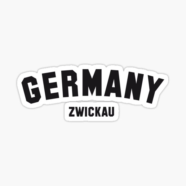 "ZWICKAU" Sticker by eyesblau | Redbubble