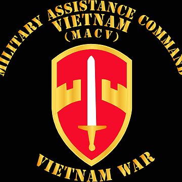 "Army - Military Assistance Cmd Vietnam - MACV - Vietnam War" Sticker ...