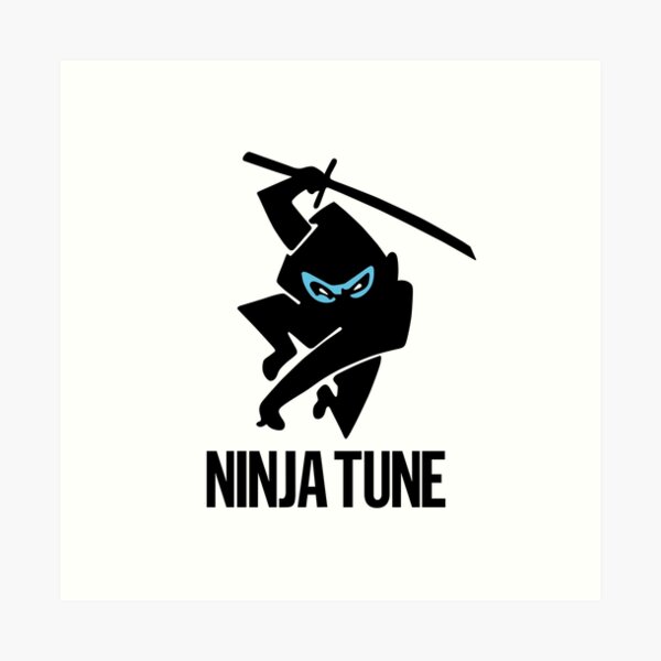 "Ninja Tune logo with naming (white background)" Art Print for Sale by ...