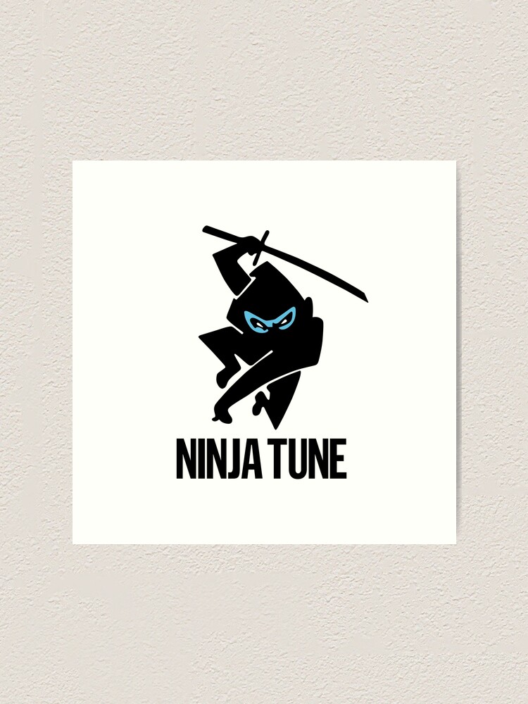 "Ninja Tune logo with naming (white background)" Art Print for Sale by ...