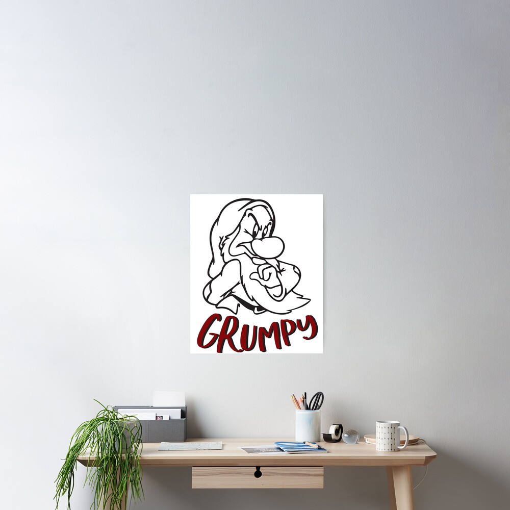 "Grumpy" Poster for Sale by ubantee | Redbubble