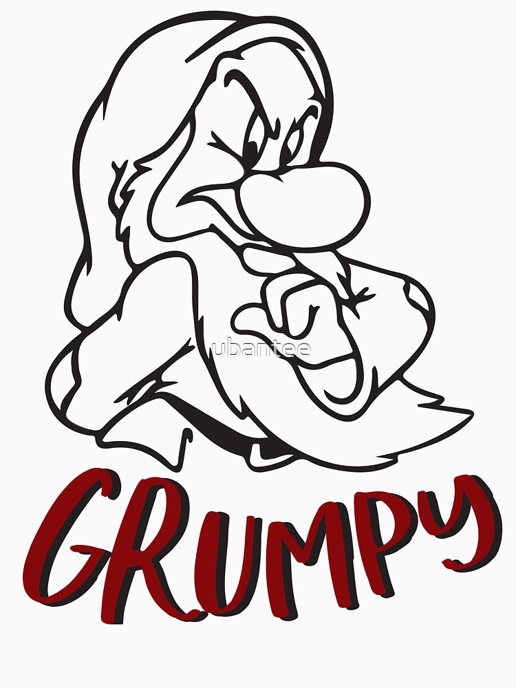 "Grumpy" T-shirt for Sale by ubantee | Redbubble | grumpy t-shirts ...