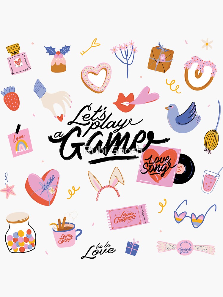 "Let's Play Game" Sticker by BongJodi | Redbubble