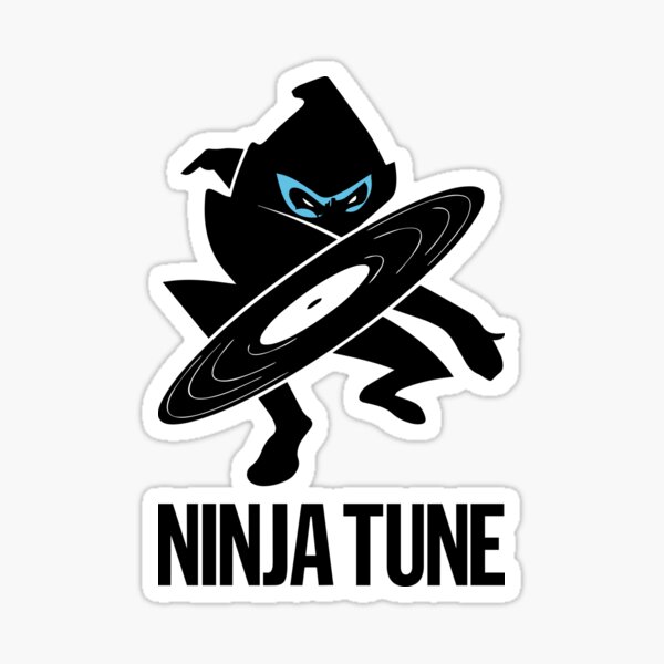 "Ninja Tune logo 2 (white background)" Sticker for Sale by ...
