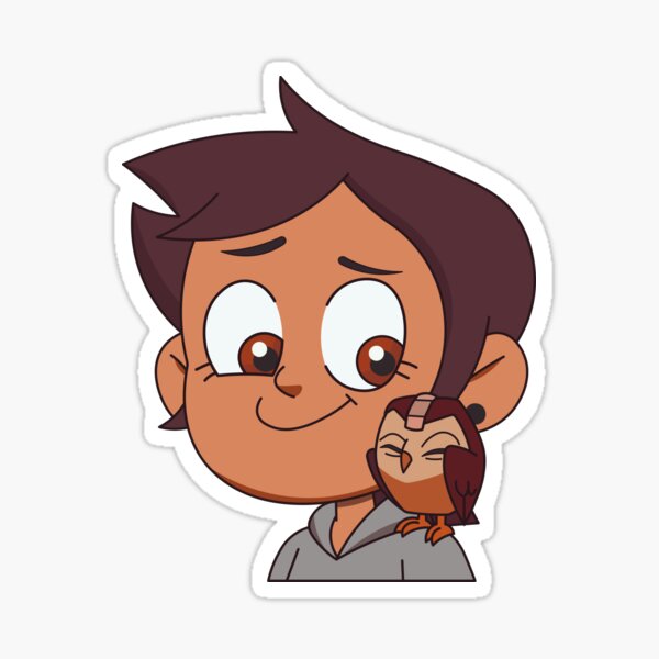 "Luz und Owlbert | Das Eulenhaus" Sticker von artnchfck | Redbubble