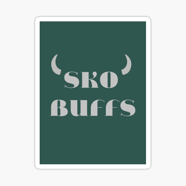 "SKO Buffs" Sticker for Sale by tzele | Redbubble