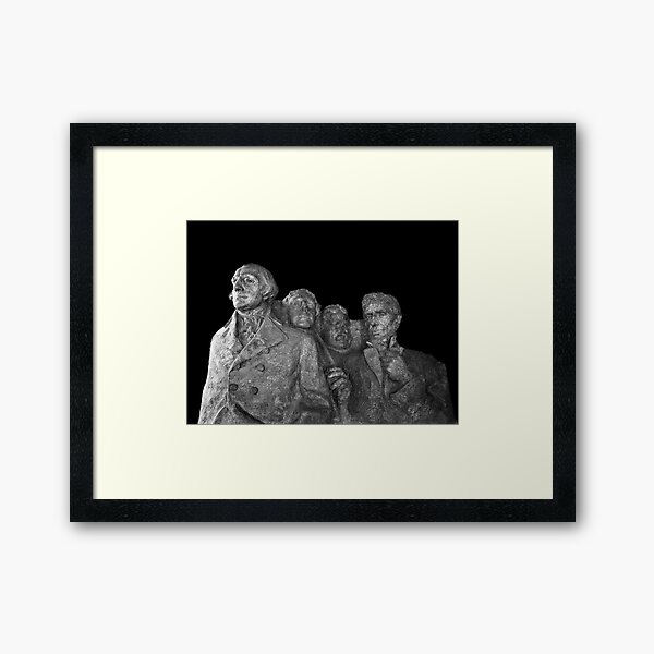 "Mount Rushmore National Memorial Scale Model" Framed Art Print for ...