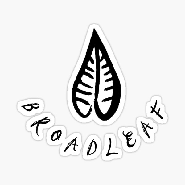 "Broadleaf" Sticker by rosabelledraws | Redbubble