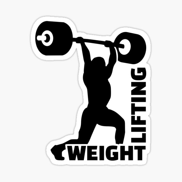 Dumbbell Stickers | Redbubble