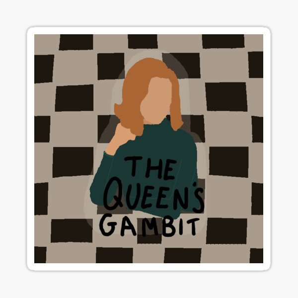 "The Queens Gambit Beth Harmon Chess" Sticker for Sale by ijens | Redbubble