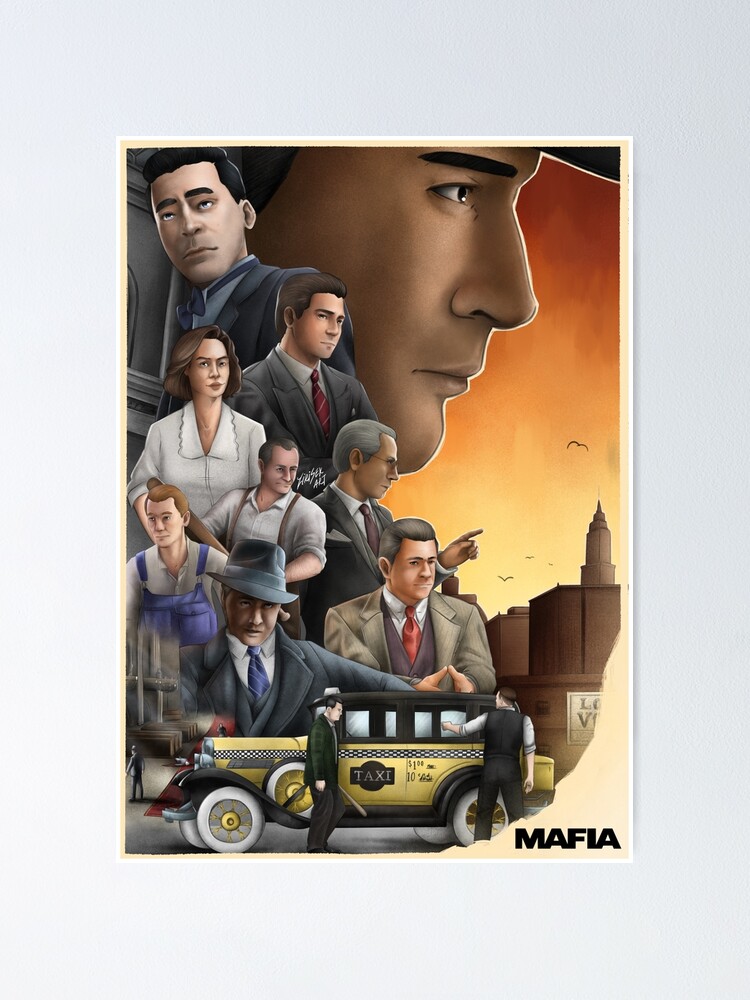 "MAFIA - poster" Poster for Sale by zirisek | Redbubble