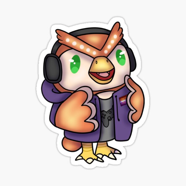 "Animal Crossing Charlie Bradbury " Sticker by D-Illustrates | Redbubble