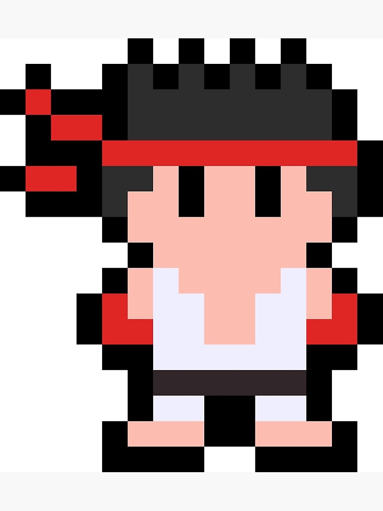 "Pixel Ryu" Art Print for Sale by ImpishMATT | Redbubble