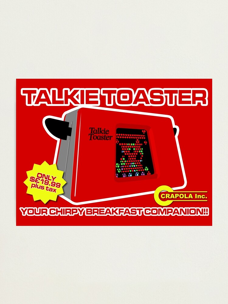 Lámina fotográfica «Red Dwarf - Talkie Toaster (¡Tu alegre compañera de ...