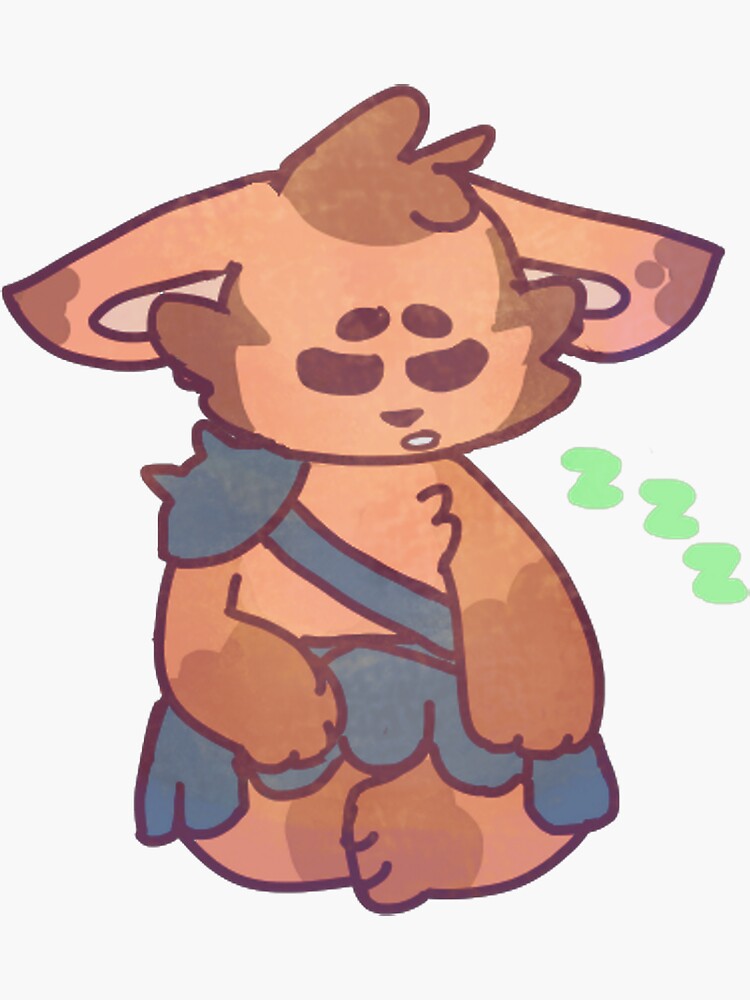 "Bugbear bedtime " Sticker for Sale by berrybobashop | Redbubble