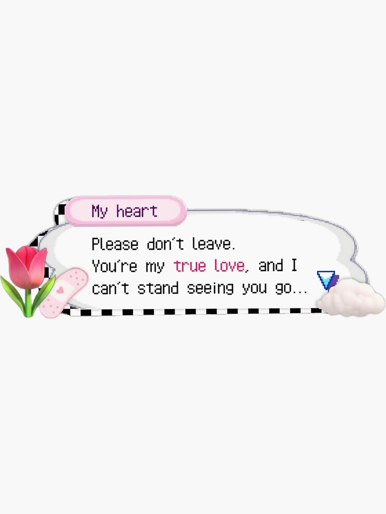 "acnl cute text" Sticker for Sale by sickmaid | Redbubble