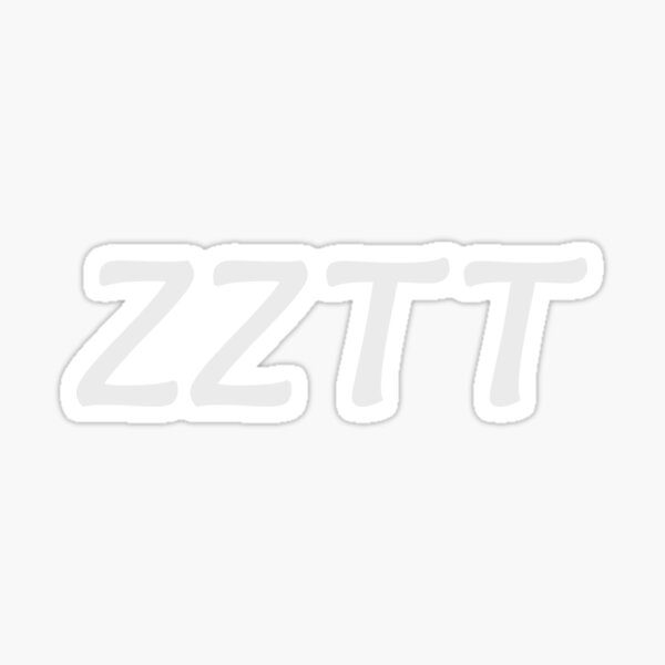 "ZZTT" Sticker for Sale by Schallerer | Redbubble