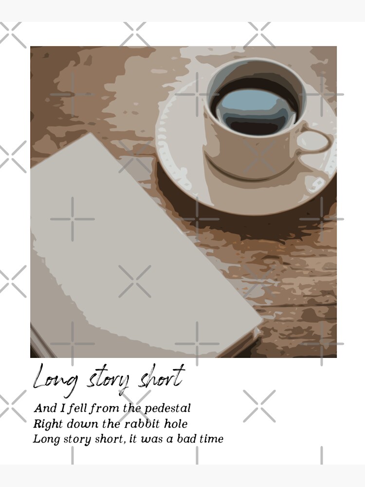 "Long story short - Taylor Swift" Sticker for Sale by nd-creates ...
