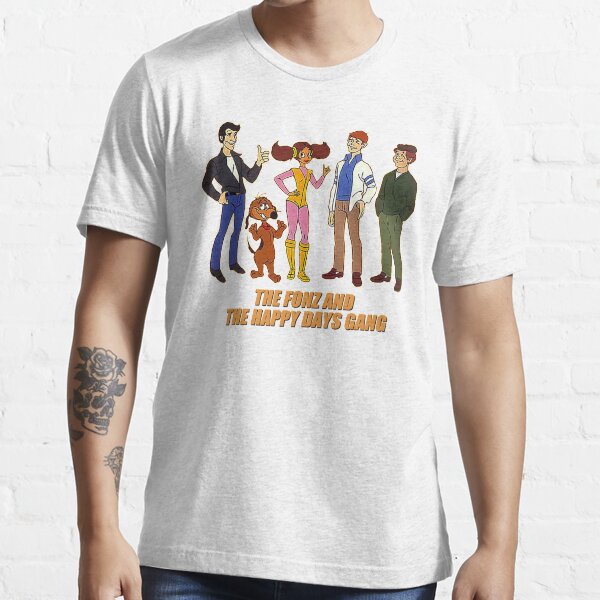 "The Fonz and the Happy Days Gang" T-shirt for Sale by attractivedecoy ...