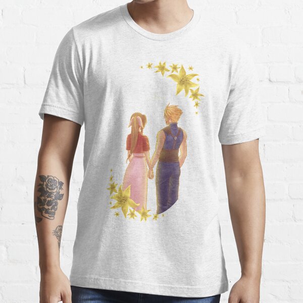 "Final Fantasy VII - Sunrise - Cloud & Aerith [No BG]" T-shirt for Sale ...
