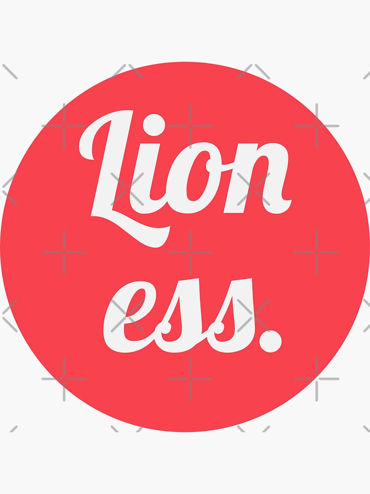 "Lioness" Sticker for Sale by Carnivogue | Redbubble