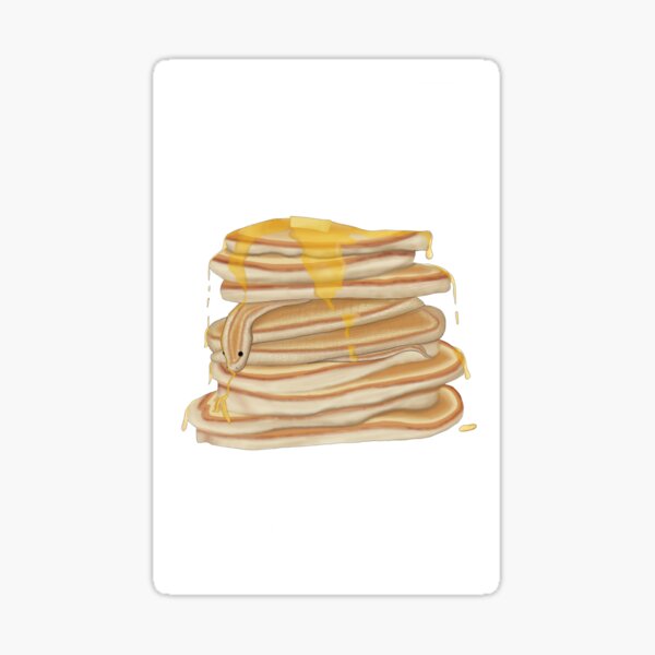 "Pancake Snake" Sticker by Esk-artphoto | Redbubble