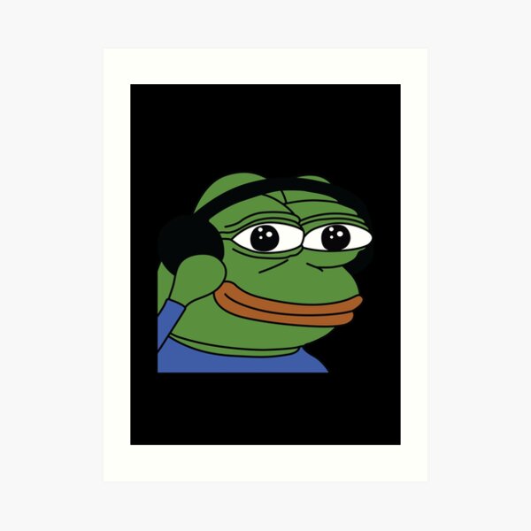 "pepeJAM Emote High Quality" Art Print by SimplyNewDesign | Redbubble