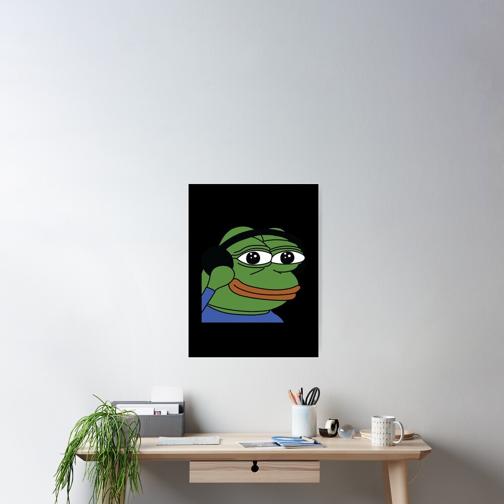 "pepeJAM Emote High Quality" Poster by SimplyNewDesign | Redbubble