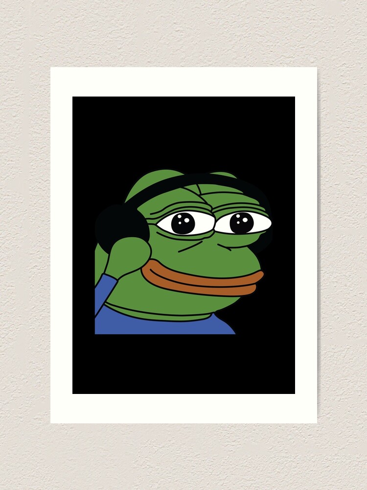 "pepeJAM Emote High Quality" Art Print by SimplyNewDesign | Redbubble