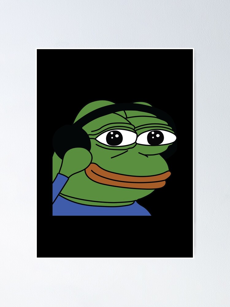 "pepeJAM Emote High Quality" Poster by SimplyNewDesign | Redbubble
