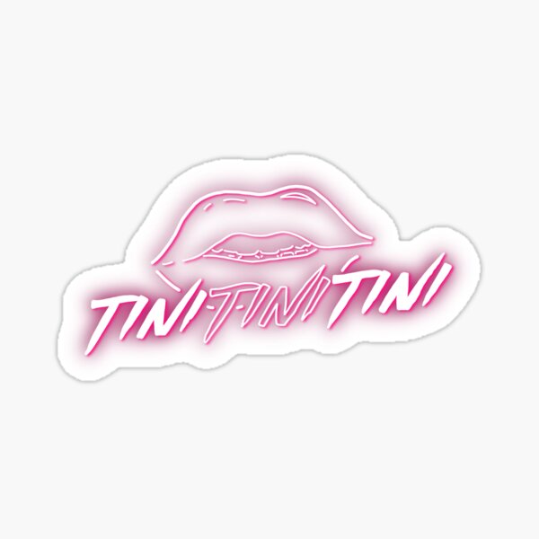 "TINI TINI TINI LIPS" Sticker for Sale by DesignsforTini | Redbubble