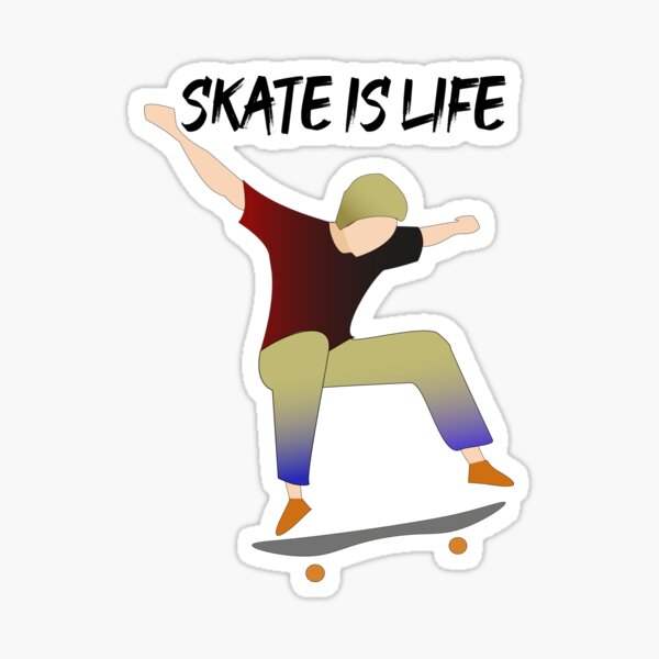 "skater boy in skateboard" Sticker by lolita-shop | Redbubble