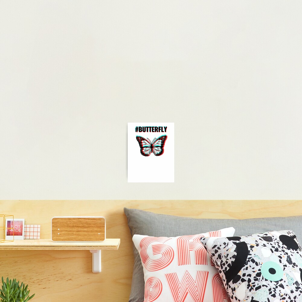 "tik tok one butterfly butterflies tattoos" Photographic Print for Sale ...