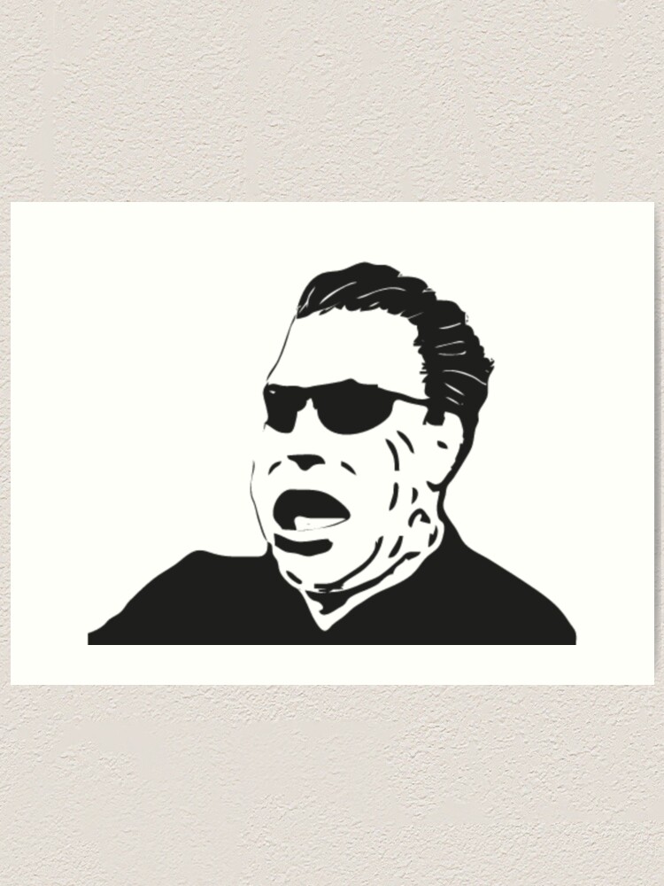 "Jeremy Clarkson POWERRR face merchandise." Art Print by TheGrandTour02 ...