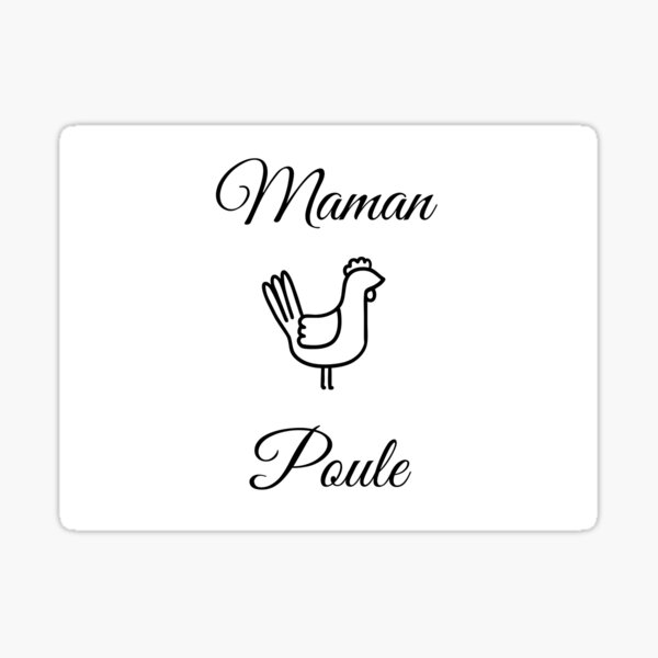 "Mother hen" Sticker for Sale by tomappa | Redbubble