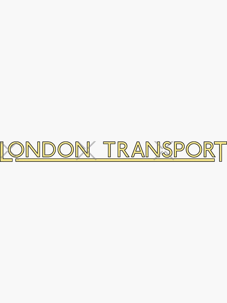"London Transport Logo" Sticker for Sale by Adam-Walker | Redbubble