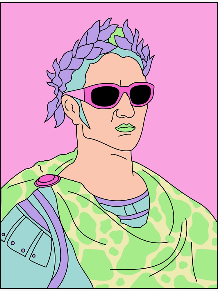 "Julius Caesar Pop" Sticker for Sale by alavayen88 | Redbubble