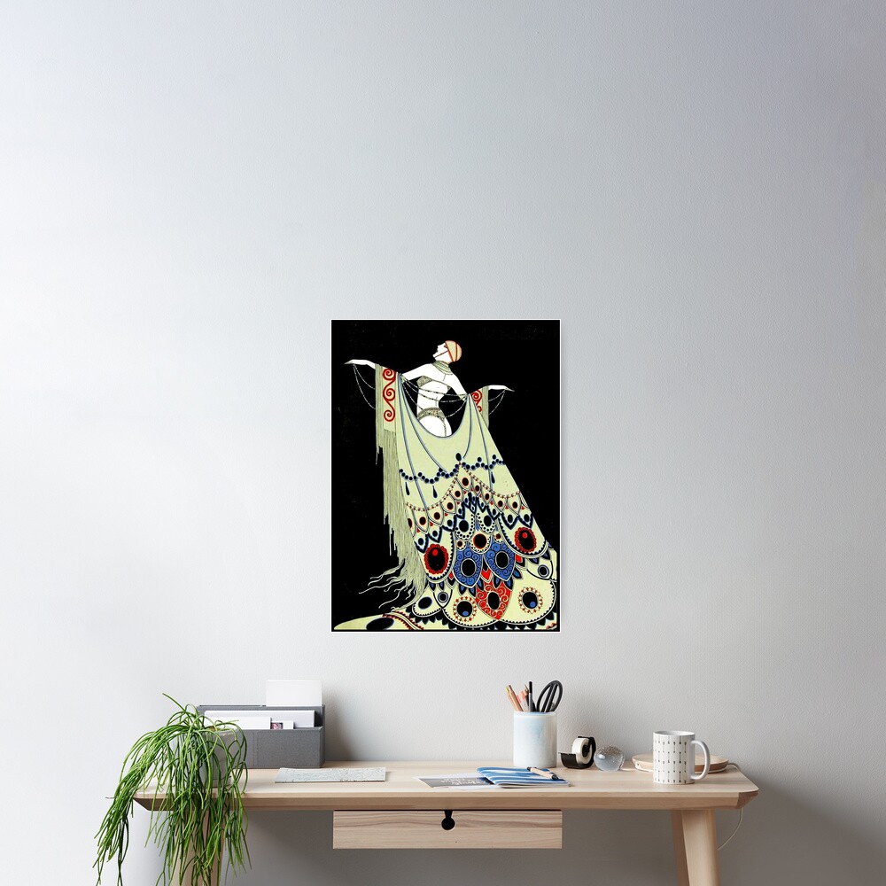 " FLAPPER : Vintage 1929 Art Deco Beautiful Print" Art Print for Sale ...