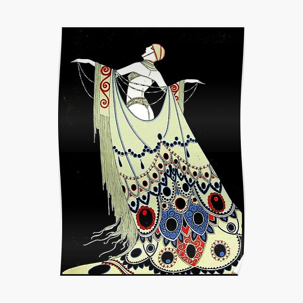 " FLAPPER : Vintage 1929 Art Deco Beautiful Print" Poster for Sale by ...