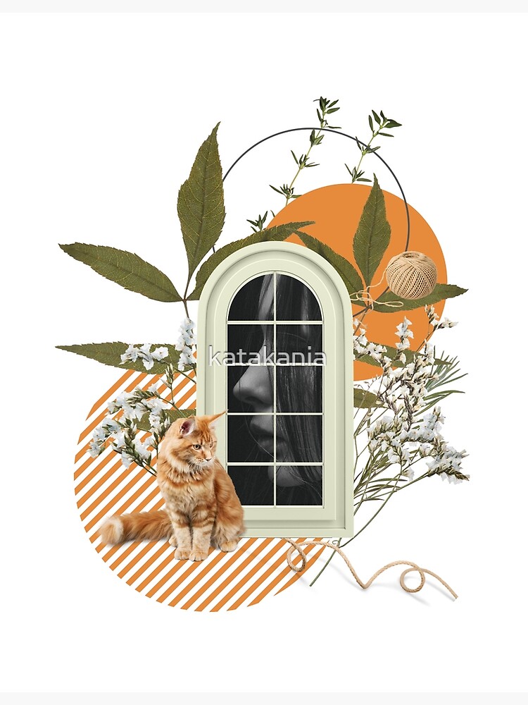 Póster «Cathy y el gato pelirrojo» de katakania | Redbubble